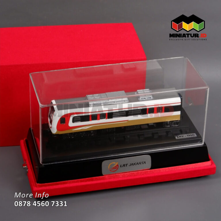 Souvenir Miniatur LRT Jakarta | Miniatur ID